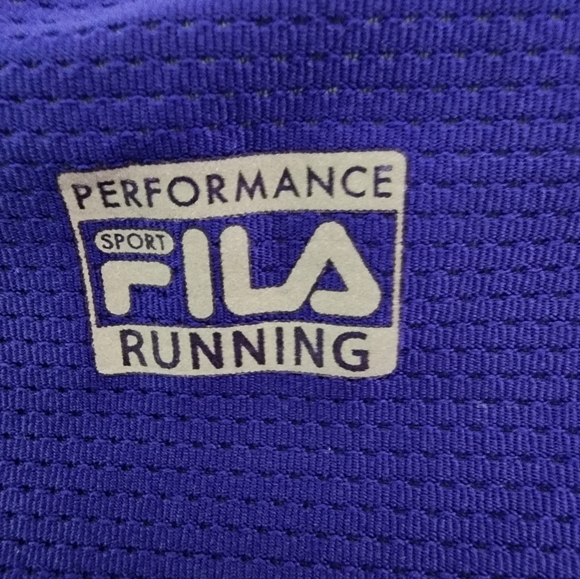 Fila | Tops | Fila Blue Athletic Shirt | Poshmark